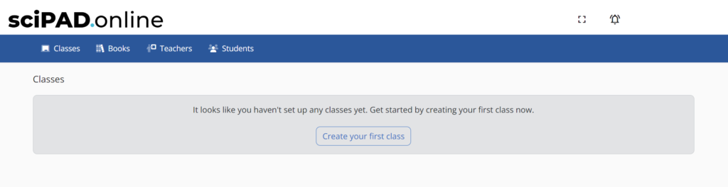 Class Creation – sciPAD Online New Zealand